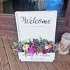 Downloadable Wedding Sign Flower Box DIY Wedding Sign Plans Flower Box ...