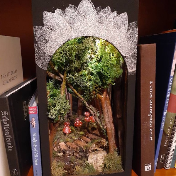 Book Nook Kit Svg Laser Cutting Files - Wooden Book Nooks for Book Ends ...