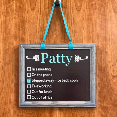 In a Meeting Sign,at Lunch Sign,office Door Sign,come in Sign,open Sign ...