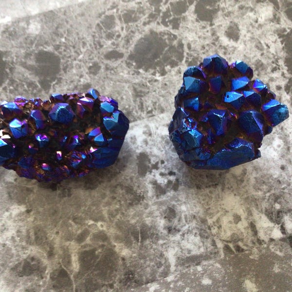 Titanium Rainbow Aura Quartz Cluster -healing Crystals and Stones ...