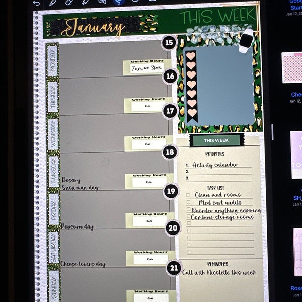 Pink and Purple Deco Sticker Kit, Set 39,digital Planner Sticker Kit ...