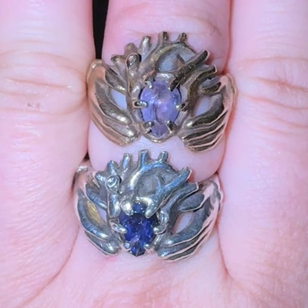 Micro-miniature Anatomical Heart Gemstone Charm in Bronze or Silver - Etsy