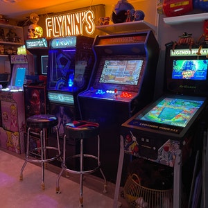 Tron Flynn's Arcade LED Neon Sign, Custom LED Neon Sign, Home Wall Art ...