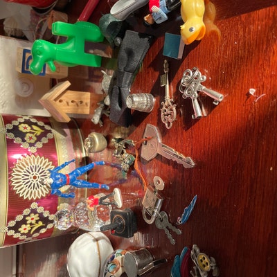 Vintage Junk Drawer Lot Mystery Box Vintage Items Assemblage Altered ...