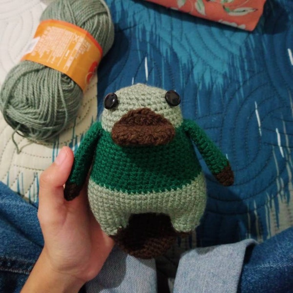 Paxton the Platypus Crochet Plushie Doll Animal Pattern - [DIGITAL PDF ...