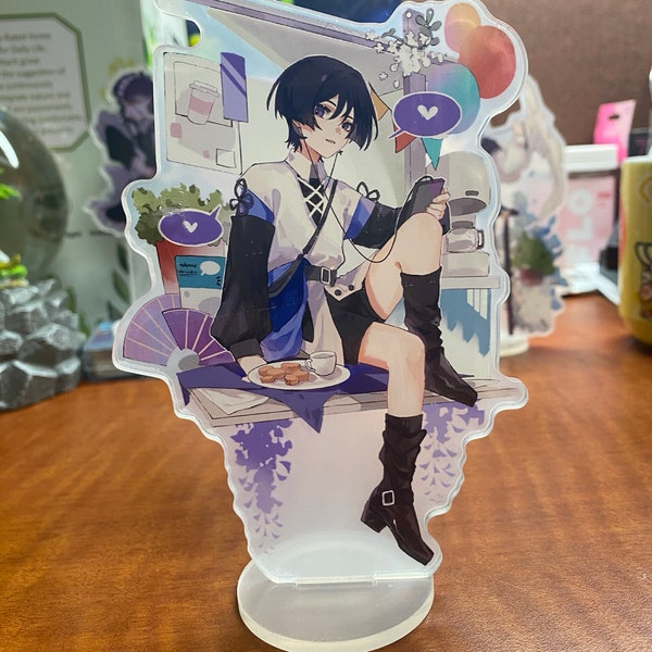 Genshin Impact Acrylic Stand Figure - Venti | Wanderer Scaramouche ...