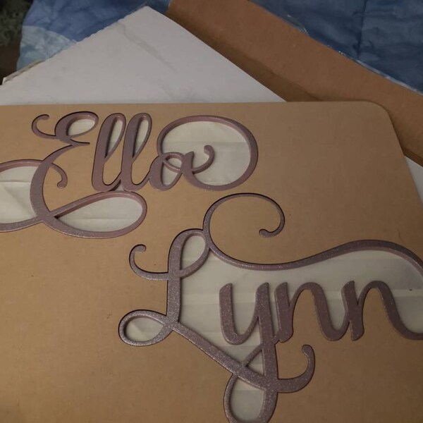 Nursery Name Sign - Personalized Wood Name Cutout - Wood Name - Wood ...