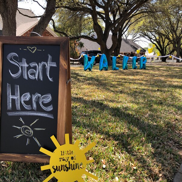 Little Ray of Sunshine Wood Sign | Baby Nursery Decor | Modern Kids ...