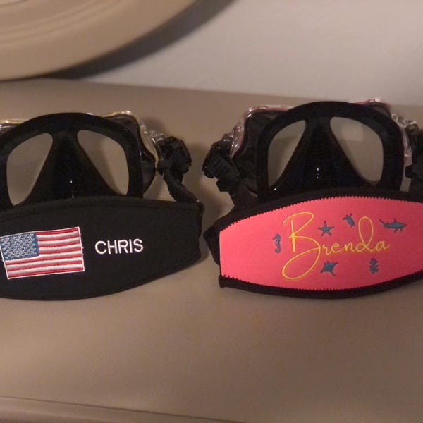 Personalised Whale Shark BCD Name Strap | Custom Made With Your Name or ...