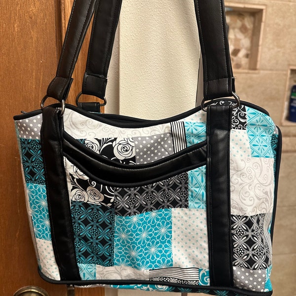 Purse Pattern PDF for Sewing a Handbag, Designer Bag With Optional ...