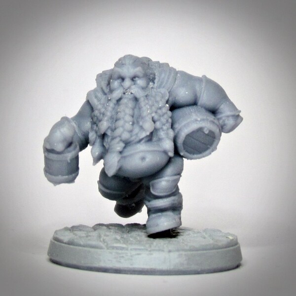 Dnd Dwarf Brewmaster Miniature | Dungeons and Dragons | DND | Unpainted ...