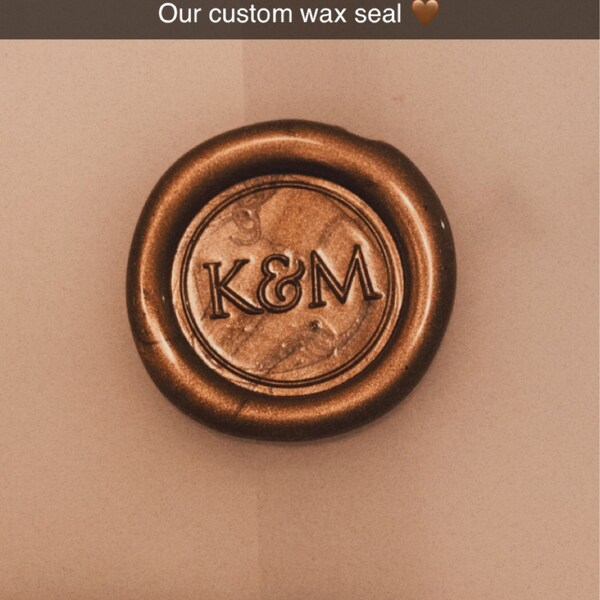 Custom Wax Stamp - Custom Wax Seal - Personalized Wax Stamp - Wax Label ...