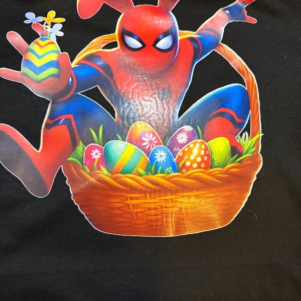 Boy Easter DTF Transfer, Superhero Easter DTF Transfer, Easter DTF ...