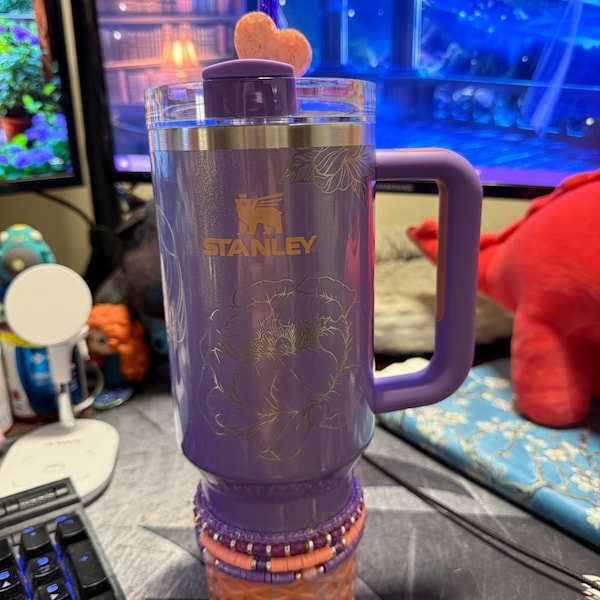 Western Highland Cow Engraved Stanley Quencher 40oz Tumbler - Stanley ...