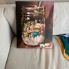 PBJ & Jar of Milk NOAH VERRIER Original Still Life Oil Painting, Signed ...
