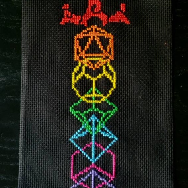 Dice Sword Cross Stitch Pattern PDF Digital Download D20 Dnd Game ...