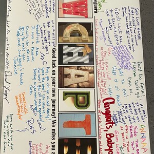 Retirement Signature Gift Leaving Gift Retirement Signing | Etsy