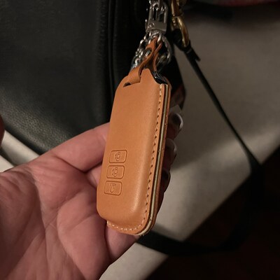 Volkswagen Series Key Fob Leather Case Italian Veg Cowhide Leather Eco ...