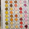 CALIART 121 Color Alcohol Brush Marker Set Swatch Chart- Prefilled ...
