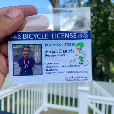 Custom Bicycle License Plates for Girls, Personalized With Any Name. 6 ...