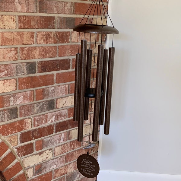 Personalized Memorial Wind Chime: Authentic Corinthian Bells, Sympathy ...