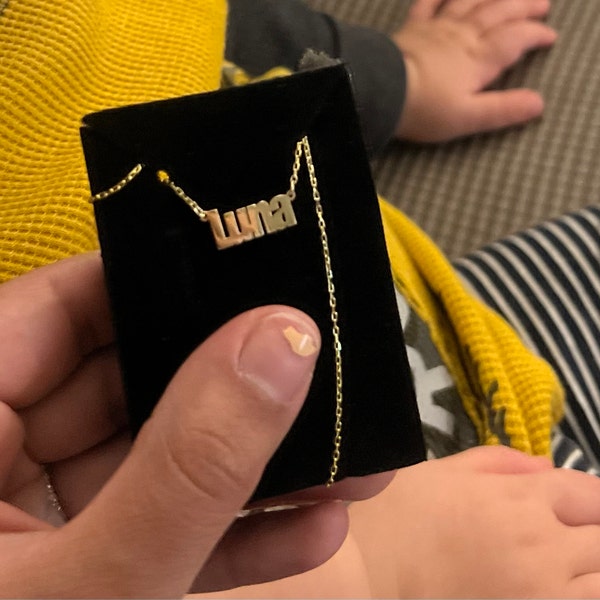 Three Name Necklace , Gold Name Necklace ,3 Names Necklace , Name ...