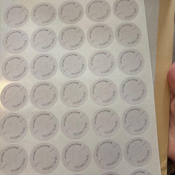 Custom Cake Flavour Stickers - Flavour Labels - Scent Labels ...