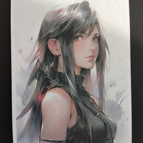 Illustration Cybergirl Netrunner Portrait Art Print Anime - Etsy