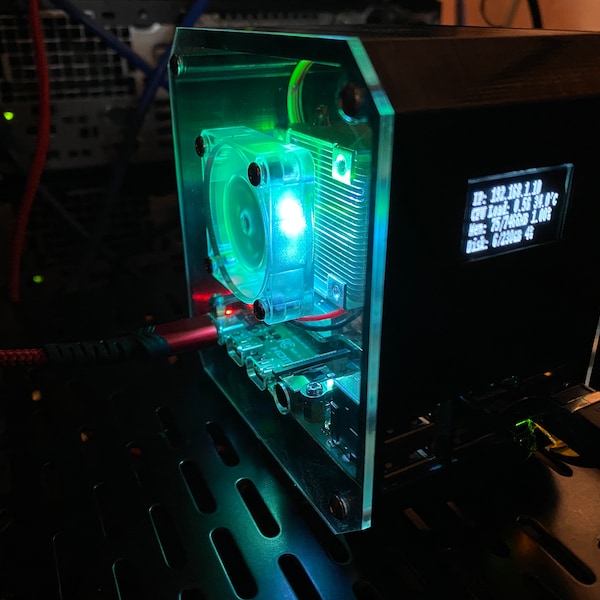 Raspberry Pi 4B Desktop Computer Case - Etsy