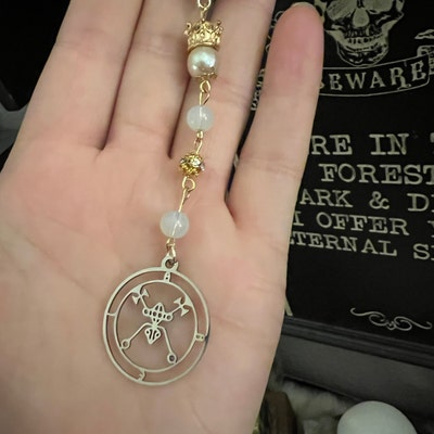 5pcs/lot Stolas Symbol Charm Ars Goetia King Sigil Lesser Key of ...