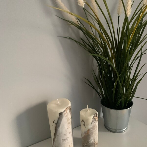 Handmade Pillar Candle - Pillar Candles Set for Home Decor - Pillar ...