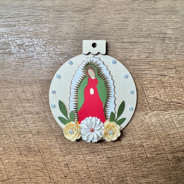 Simple Virgen Mary Layered SVG - Etsy