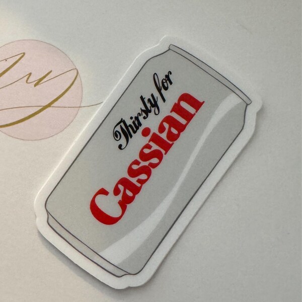 ACOTAR Rhys Heart Clear Vinyl Sticker/ ACOMAF Sticker/ Rhysand/ Bookish ...