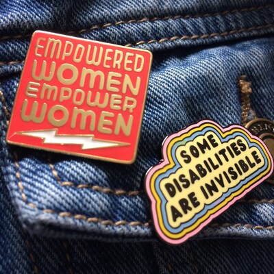 Empowered Women Empower Women Hard Enamel Pin // Feminist Pins, Badge ...