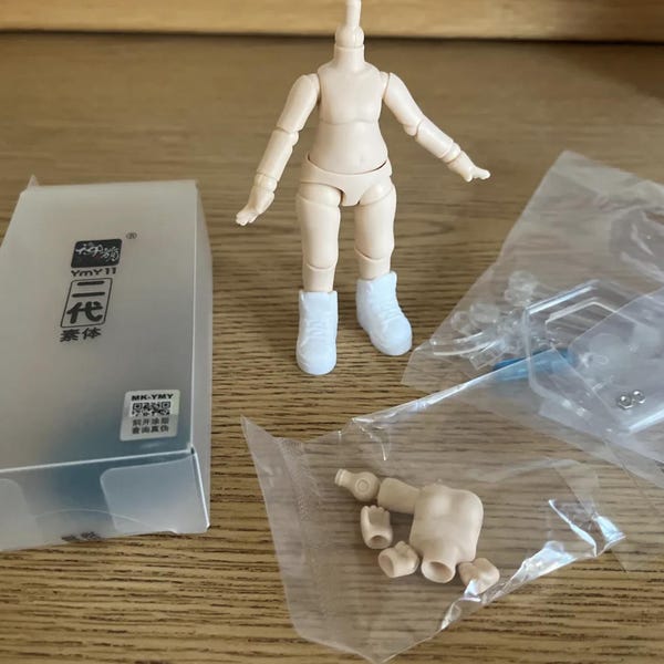 5 Colors YMY Body Doll Body Obitsu Nendoroid Scale Body Parts - Etsy