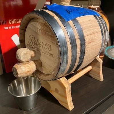 Charred American White Oak Aging Barrel - Etsy