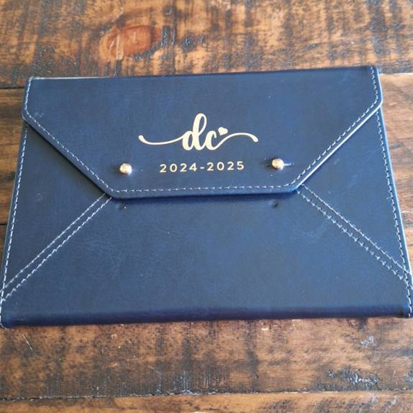 Adhesive Foil Initials Monogram Decal |personalized Vinyl Stickers ...