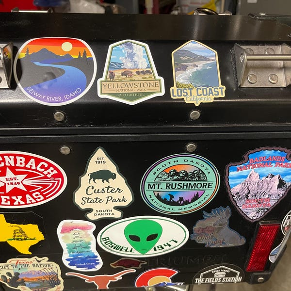 Sticker, Arizona, Cactus and State Flag, Badge, Contour , Vinyl Die Cut ...