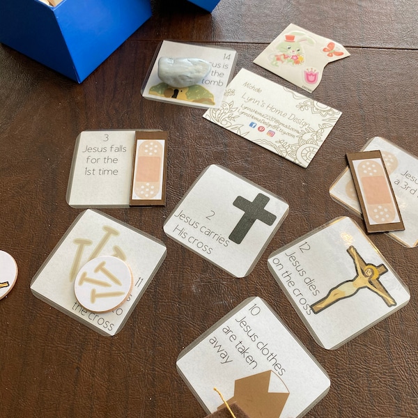 Kids Stations of the Cross Kit - Catholic Gifts - Catholic Kids - Etsy