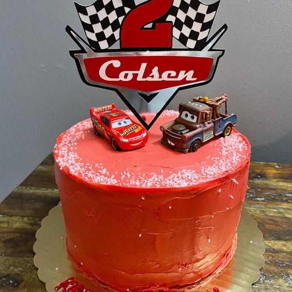 Cars Cake Topper - Etsy