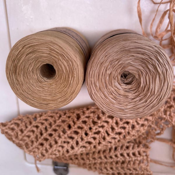 Soft Raffia Natural Yarn, Crochet Rafia Paper Raphia Hat Yarn, Rafya ...