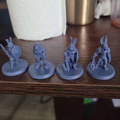 D&D Pathfinder Medieval Militia Infantry Npcs 28mm 32mm Fantasy ...