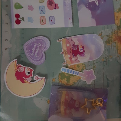 Animal Crossing Celeste Vinyl Cute Sticker Sheet New Horizons - Etsy