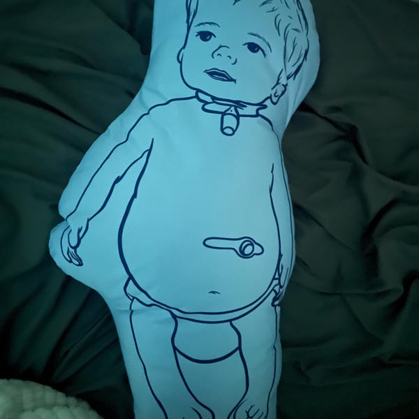Customized Life-size Newborn Baby Pillow Birth Gift Keepsake - Etsy