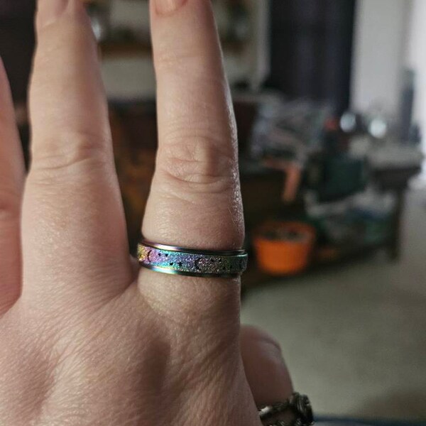 Celtic Inspired Fidget Ring| 3 Pointer Ring | Fidget Ring | Unisex Ring | Mens Ring | Spinner ...