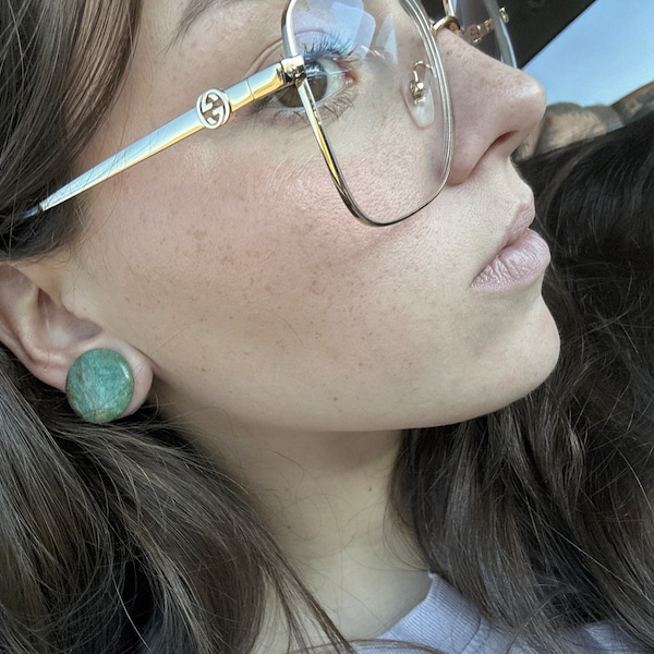 Australian Bloodstone Stone Plugs: Single Flare Gauges (pair) - Etsy