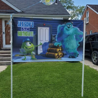 Monsters Inc Party Banner - Etsy