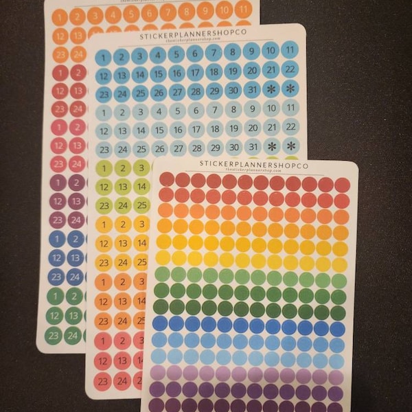 Custom Label Planner Stickers Custom Sticker Sheet 24 Stickers I Will ...