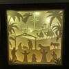 Nativity Shadow Box Svg Christmas Shadow Box Template - Etsy