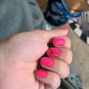 Dinosaur T-rex Nail Art Decal Sticker - Etsy